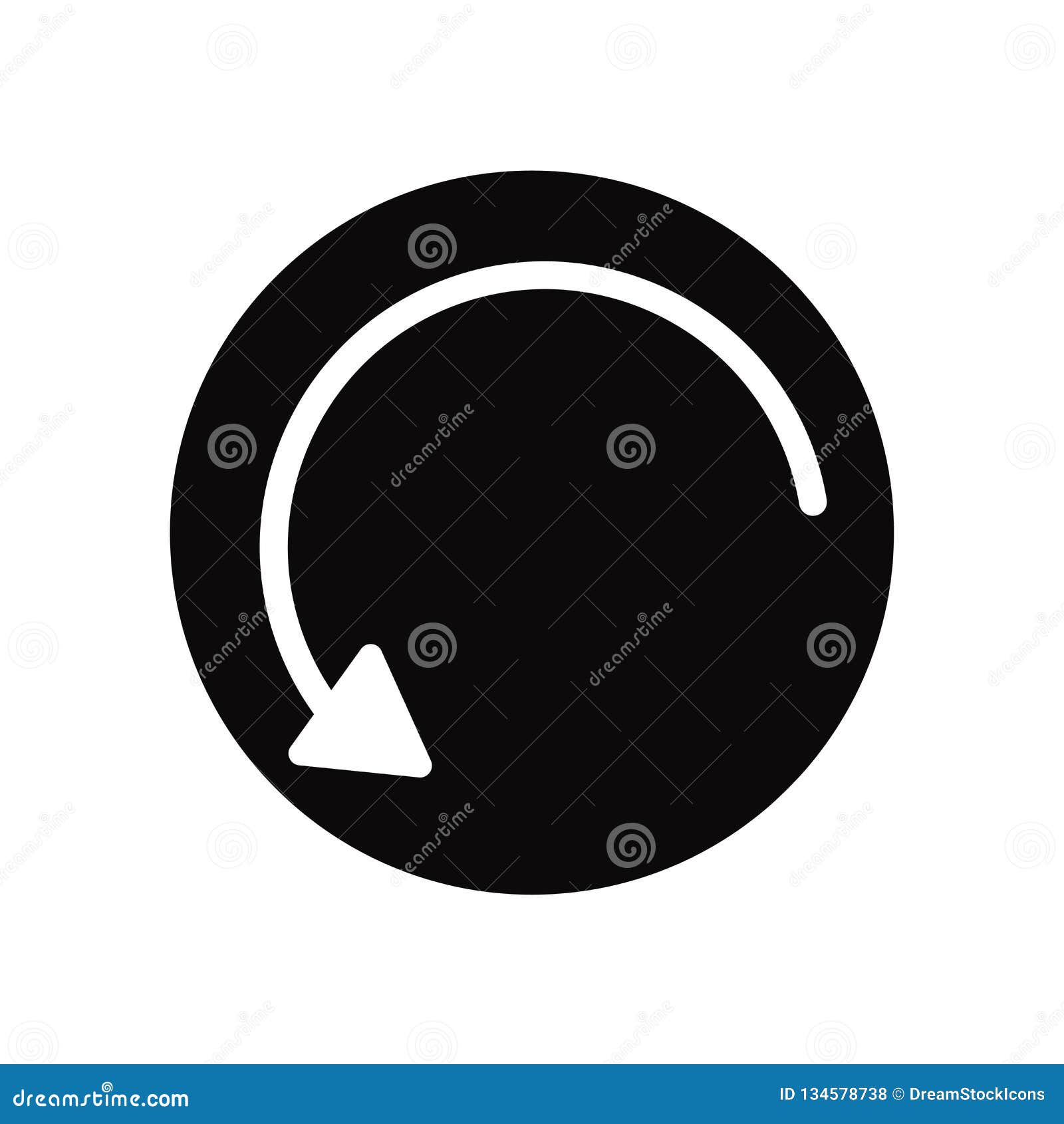 Update Icon Vector Isolated on White Background, Update Sign , Black ...