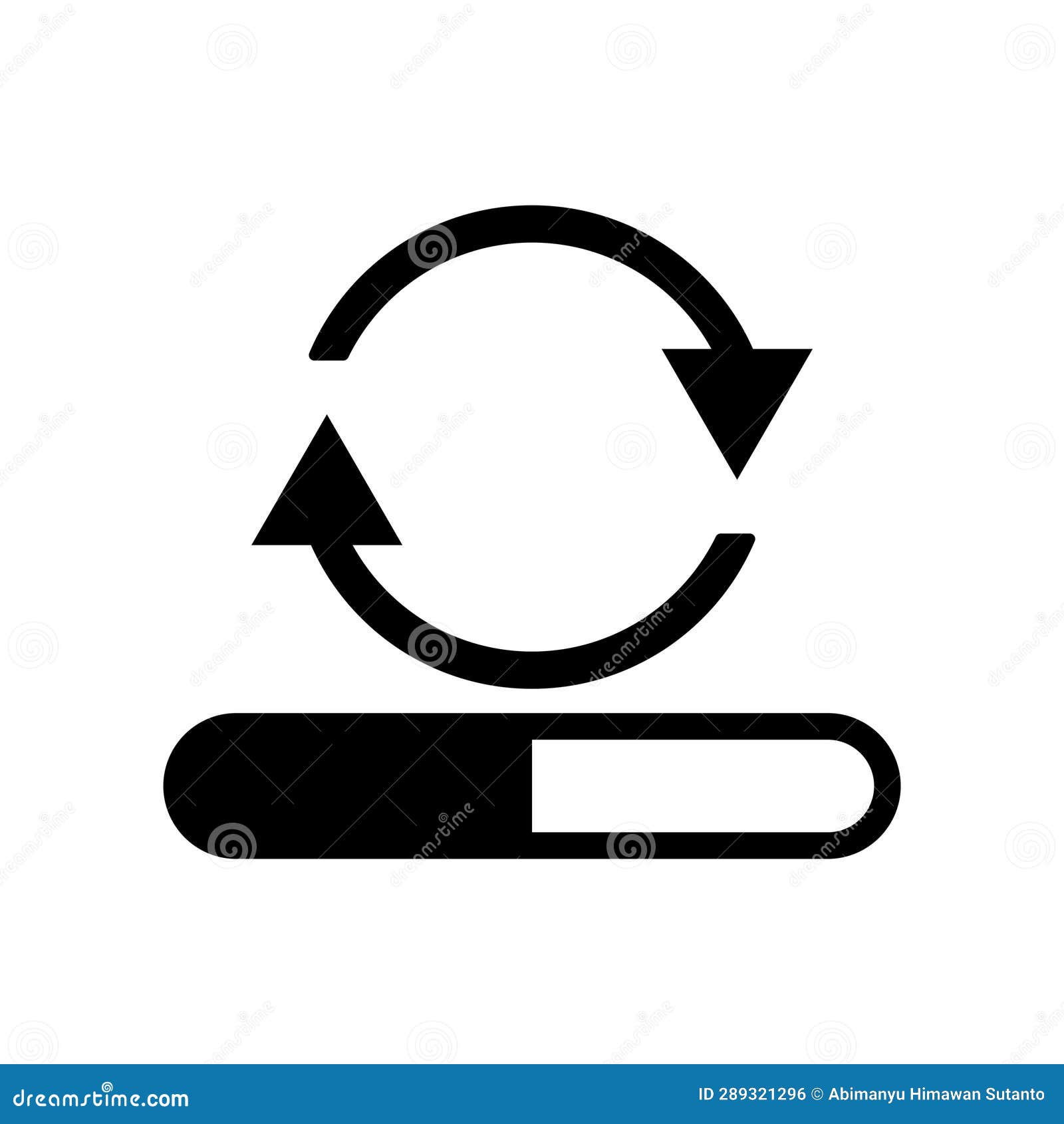 Update icon vector stock illustration. Illustration of internet - 289321296