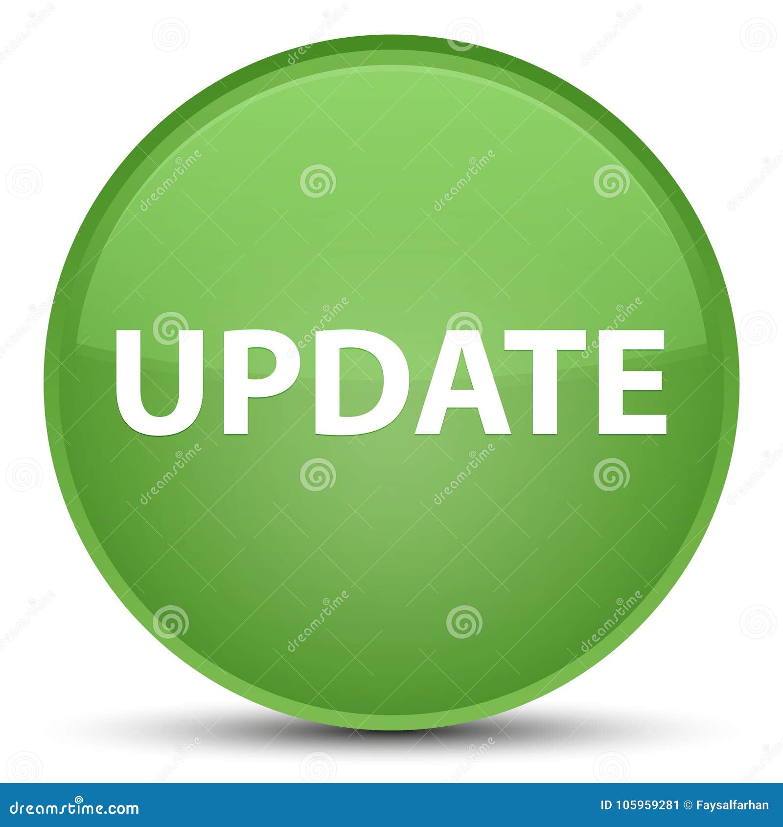 Update Special Soft Green Round Button Stock Illustration ...
