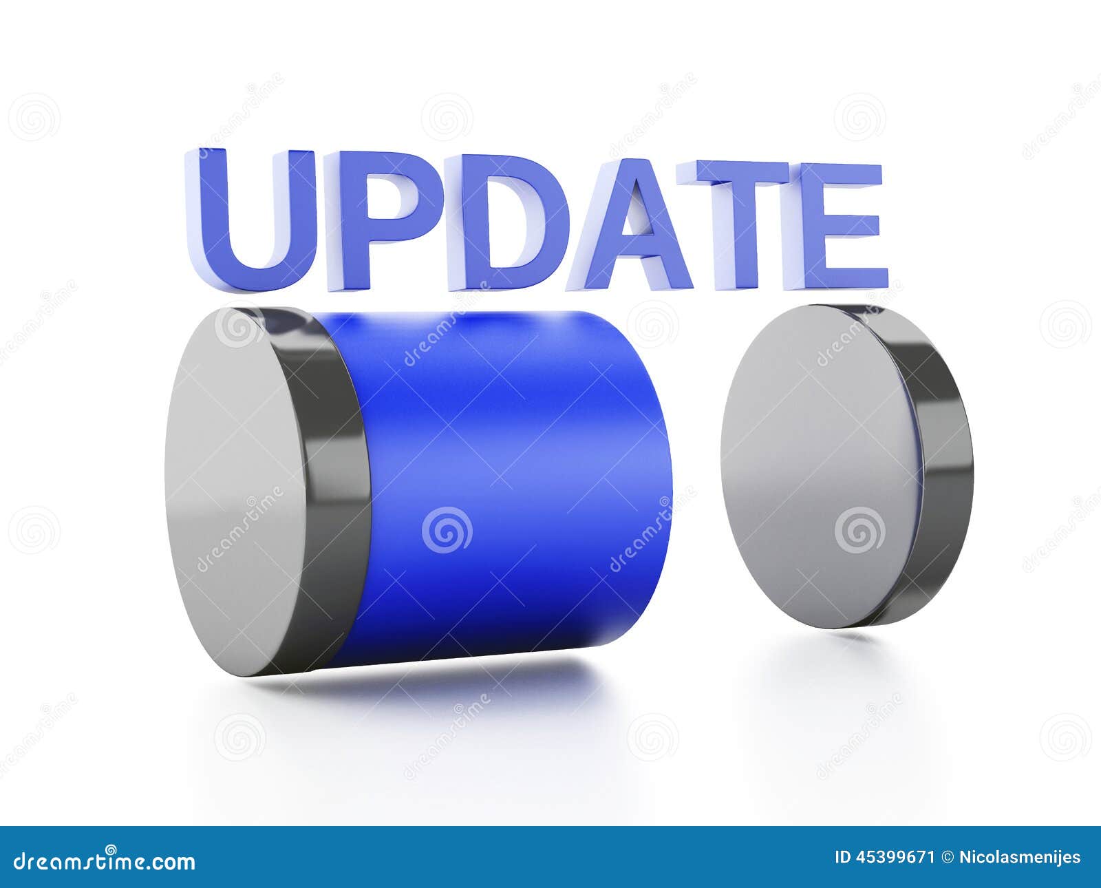 Update Loading Concept on White Background Stock Illustration ...