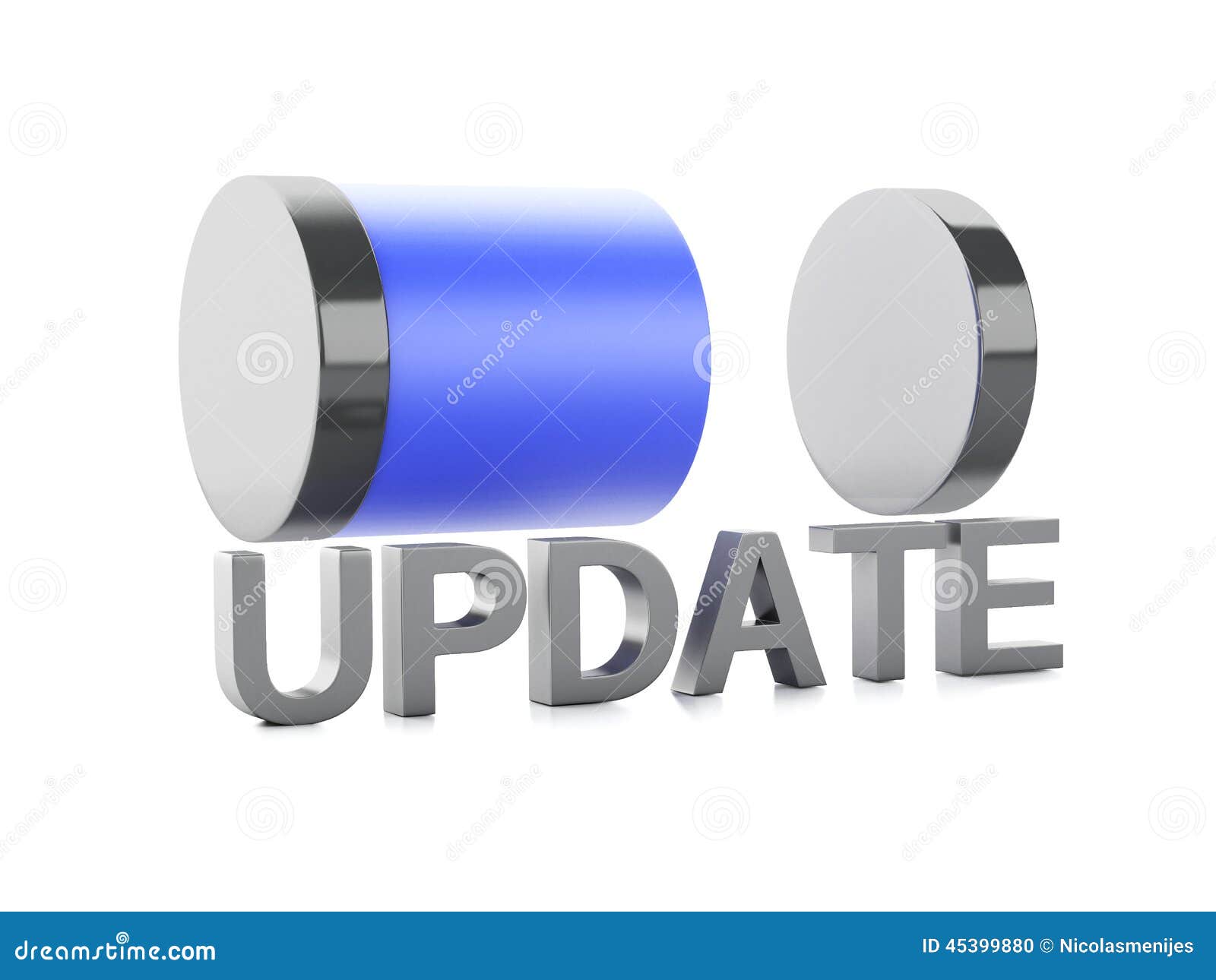 Update Loading Cloud And Connections. Royalty-Free Cartoon ...