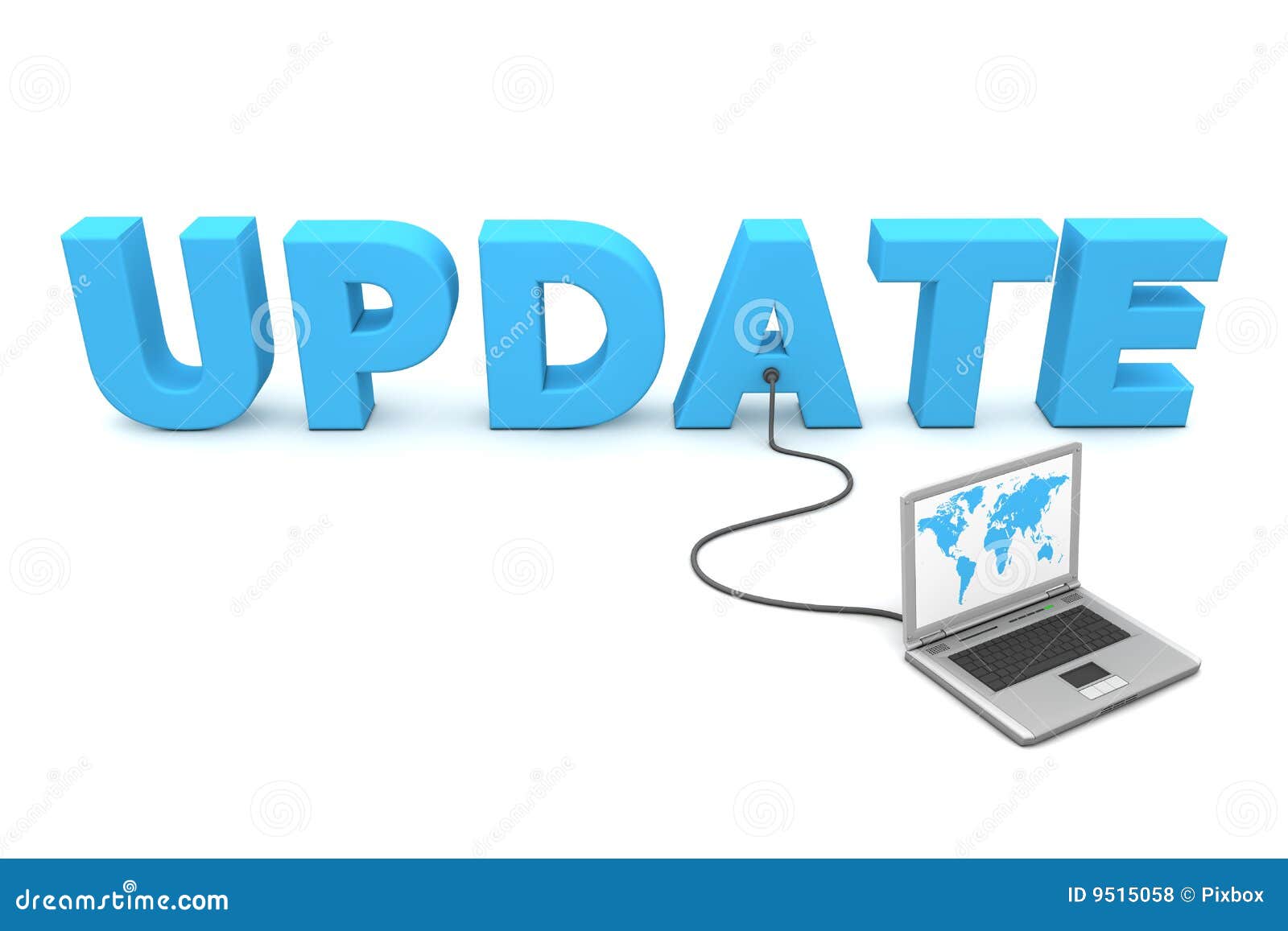 Update Me Royalty Free Stock Photos - Image: 9515058