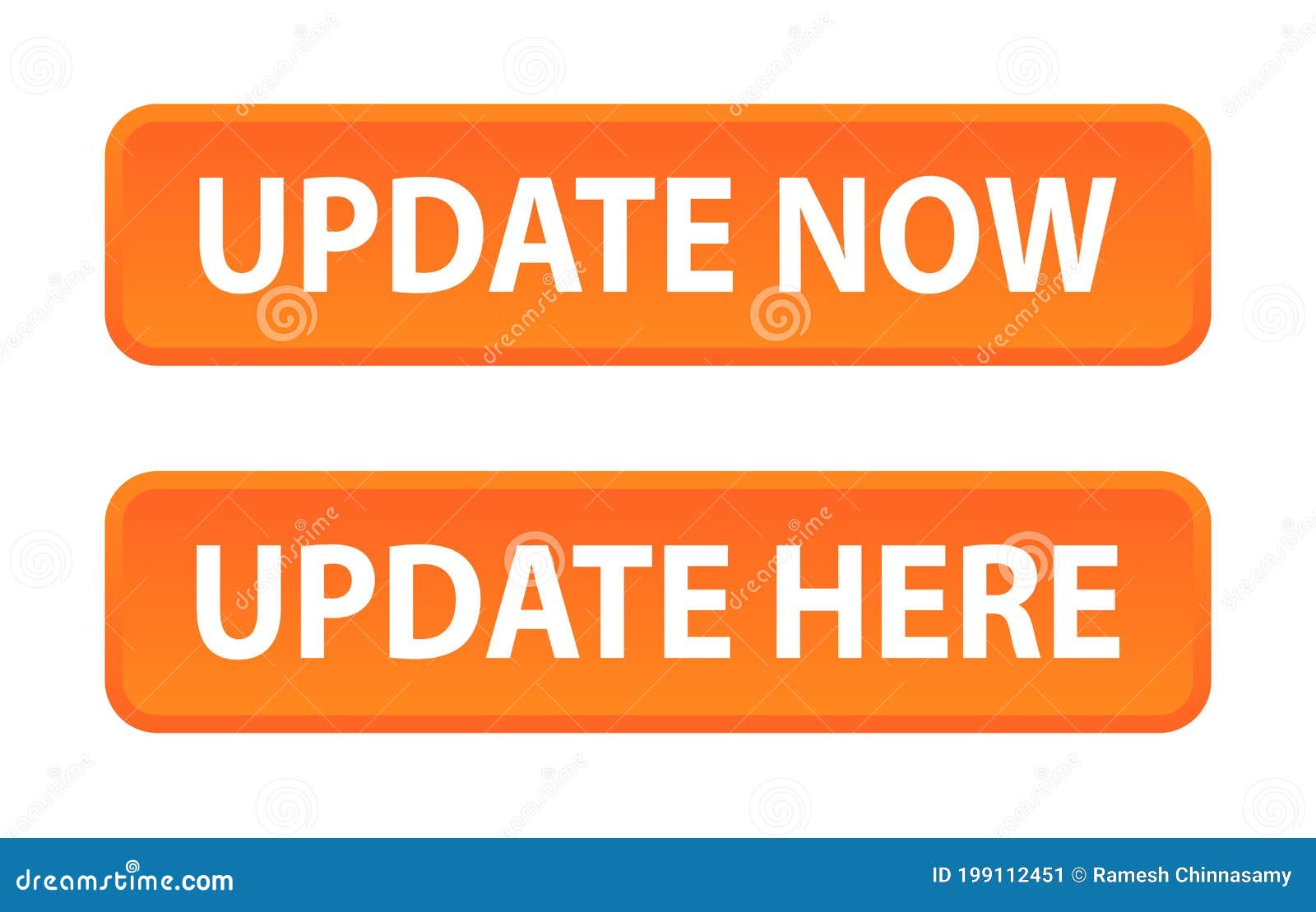 Update now button stock vector. Illustration of connection - 199112451