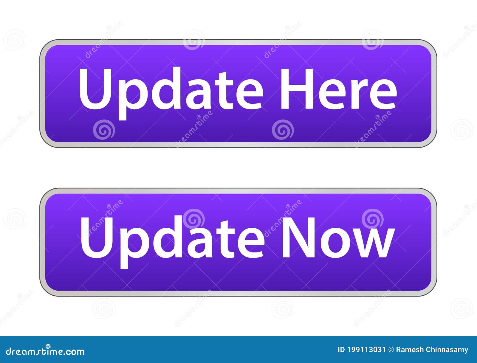 Update now button stock vector. Illustration of click - 199113031