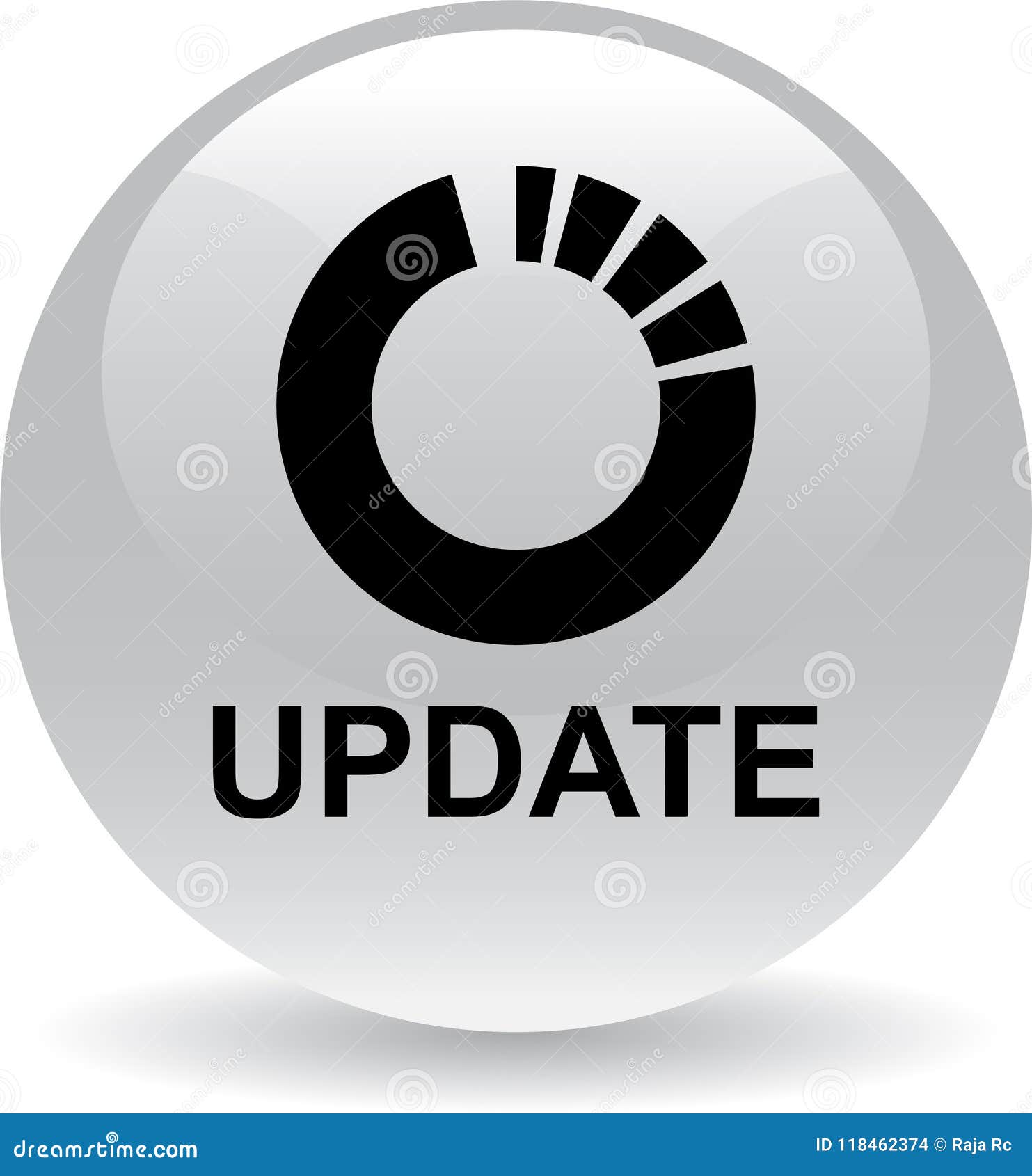 Update now web button stock vector. Illustration of abstract - 118462374