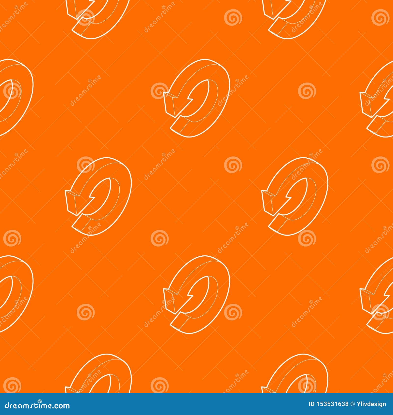 Update Pattern Vector Orange Stock Vector - Illustration of pattern ...