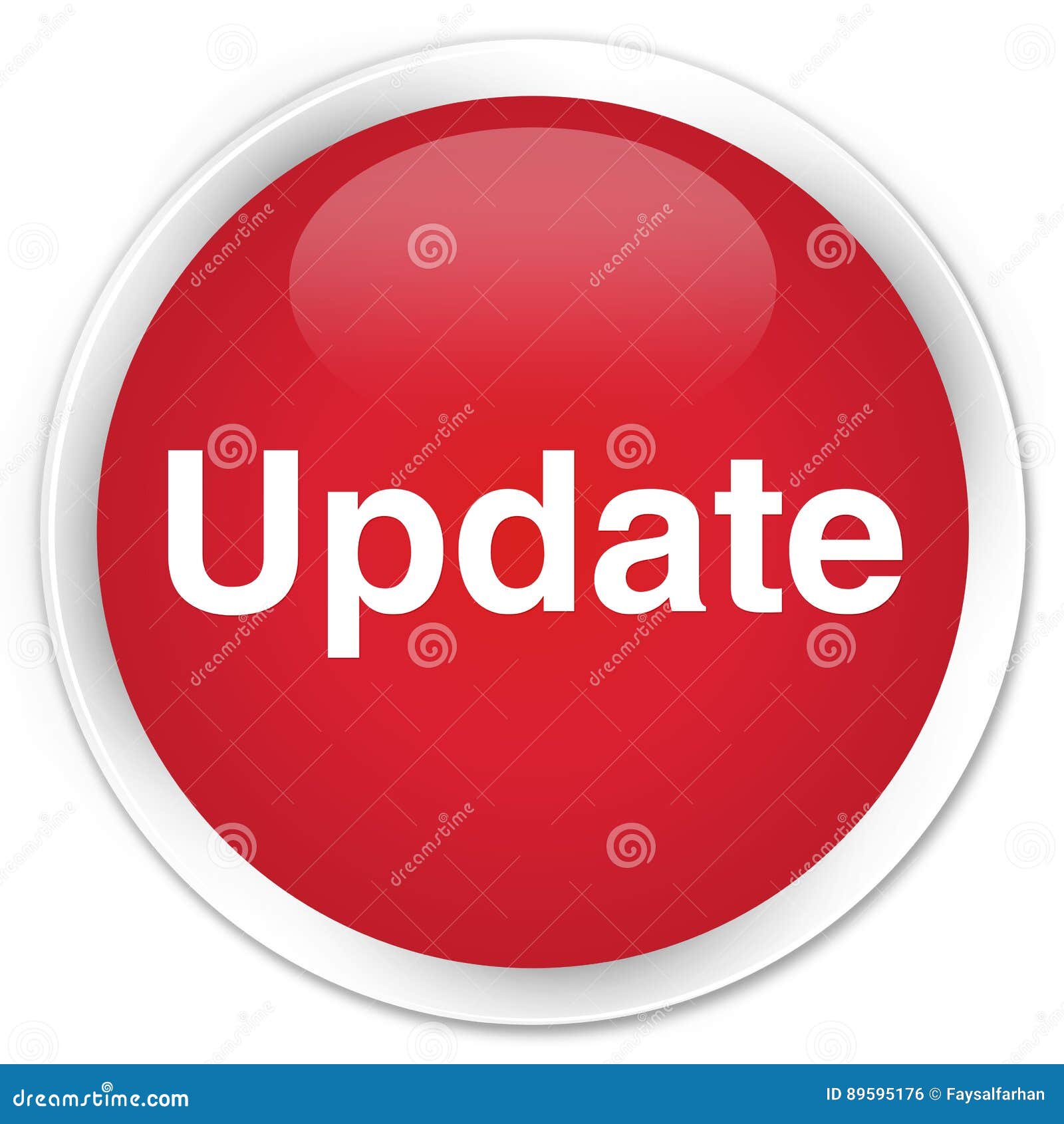 Update Premium Red Round Button Stock Illustration - Illustration of ...