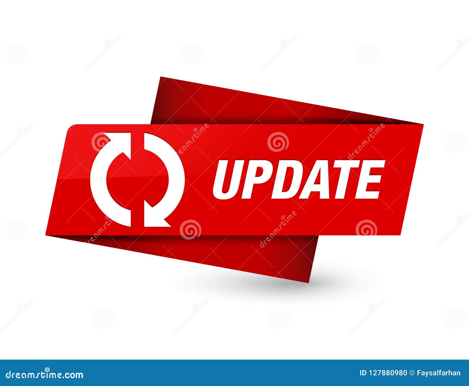 Update Premium Red Tag Sign Stock Illustration - Illustration of sync ...