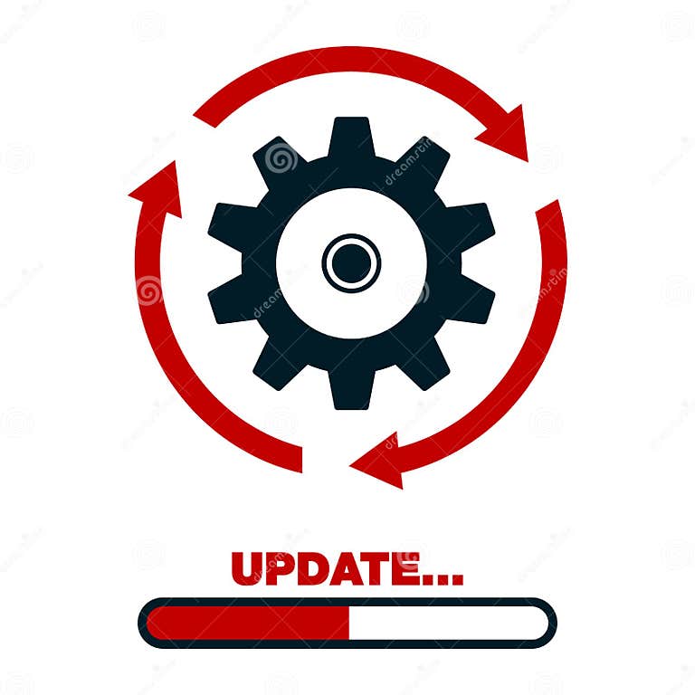 Update Software Icon. Concept of Update Application Progress Icon, for ...