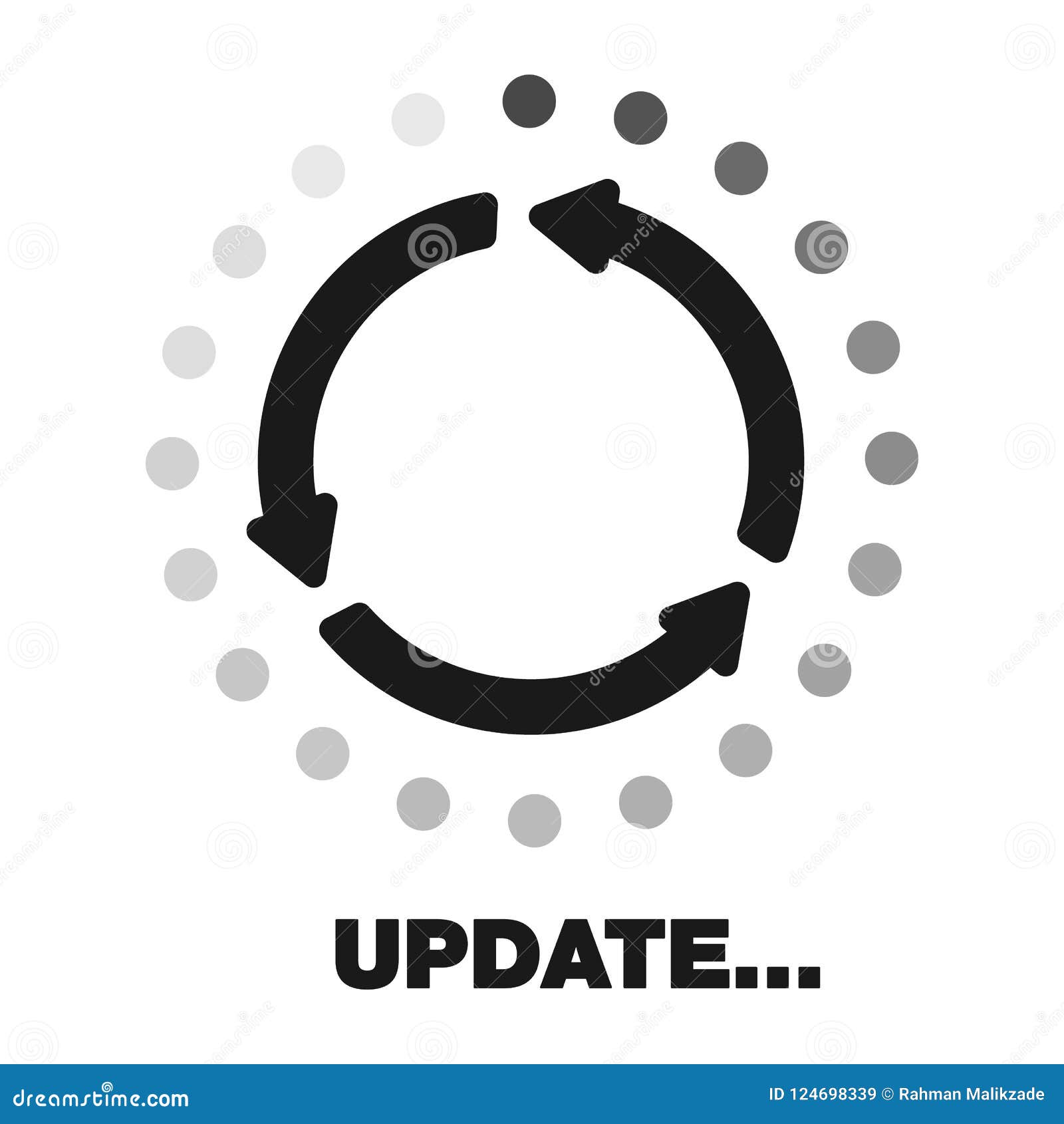 Update Software Icon. Concept of Update Application Progress Icon, for ... Update Software Icon. Concept of Update Application Progress Icon, for ...