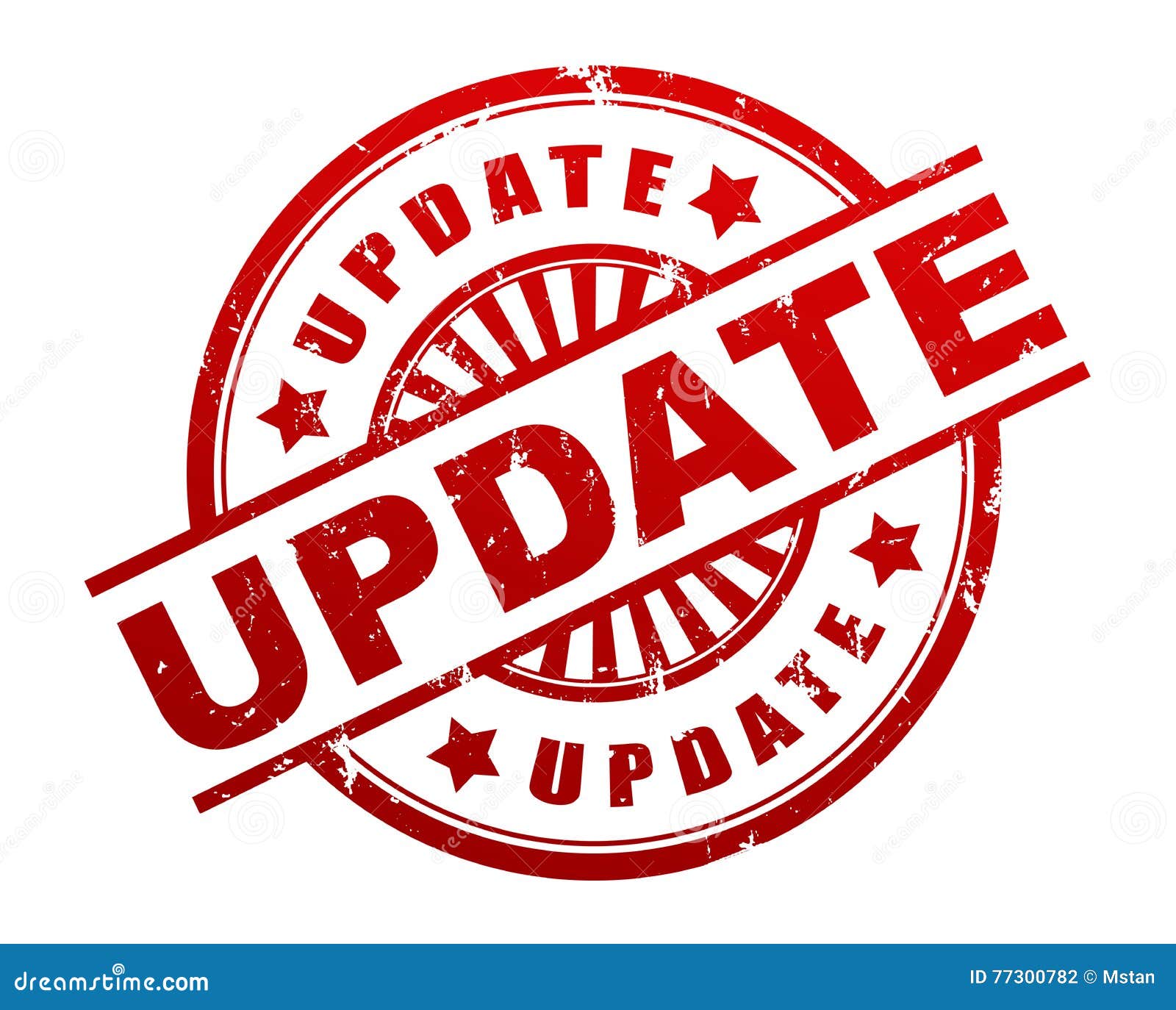Update Stamp Vector Illustration | CartoonDealer.com #100504064