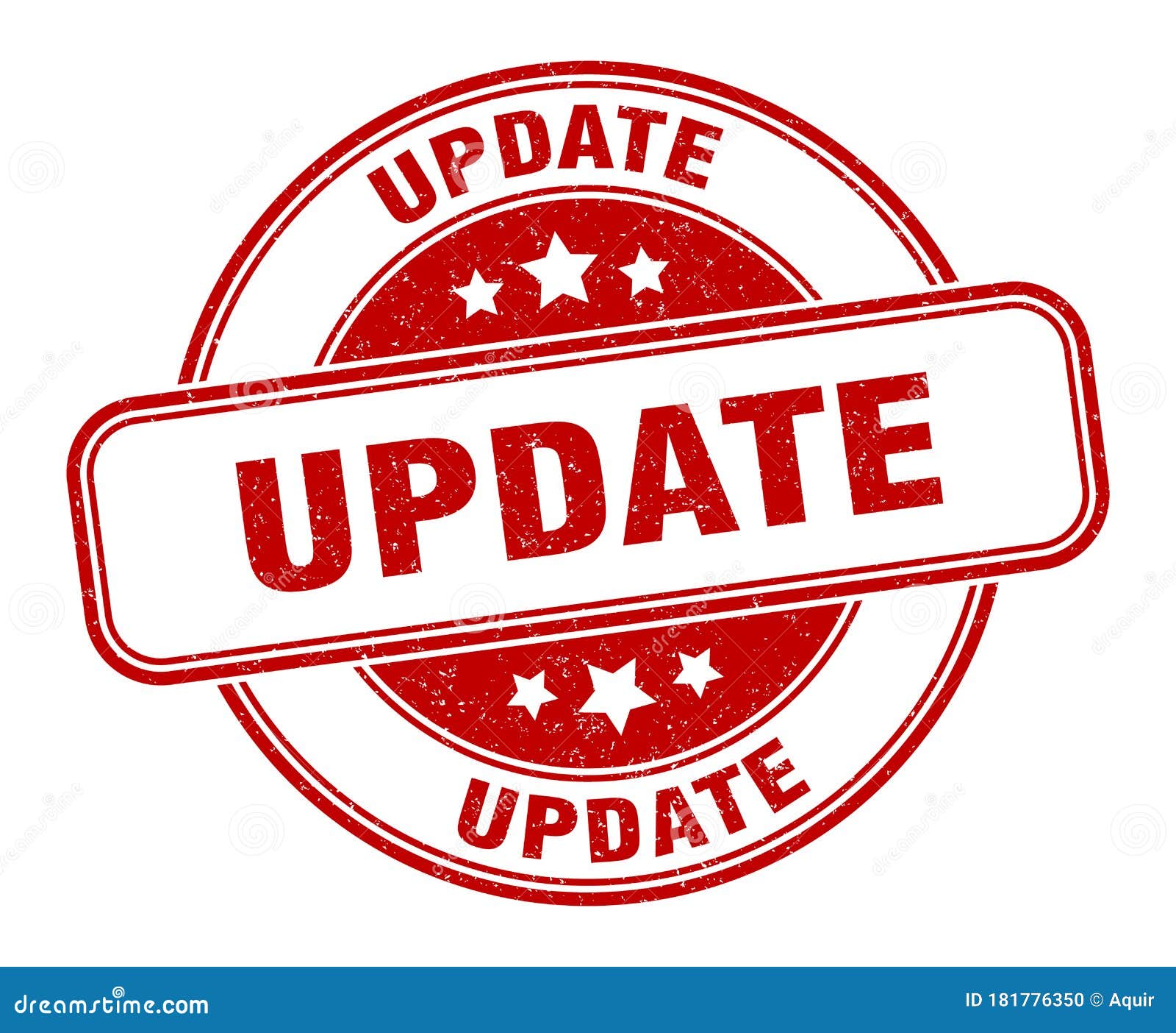 Update Stamp Vector Illustration | CartoonDealer.com #100504064