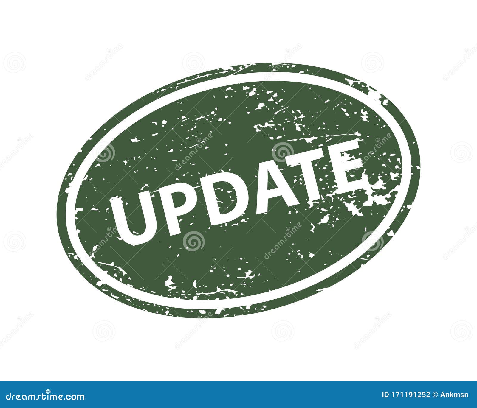 Update Stamp Vector Texture. Rubber Cliche Imprint Stock Vector ...