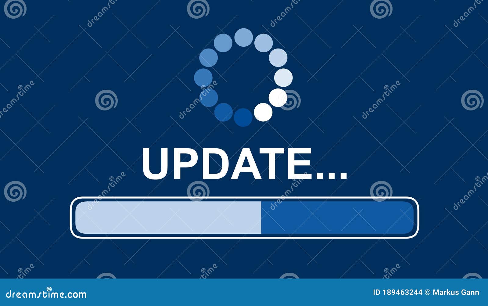 Update status sign stock vector. Illustration of installing - 189463244