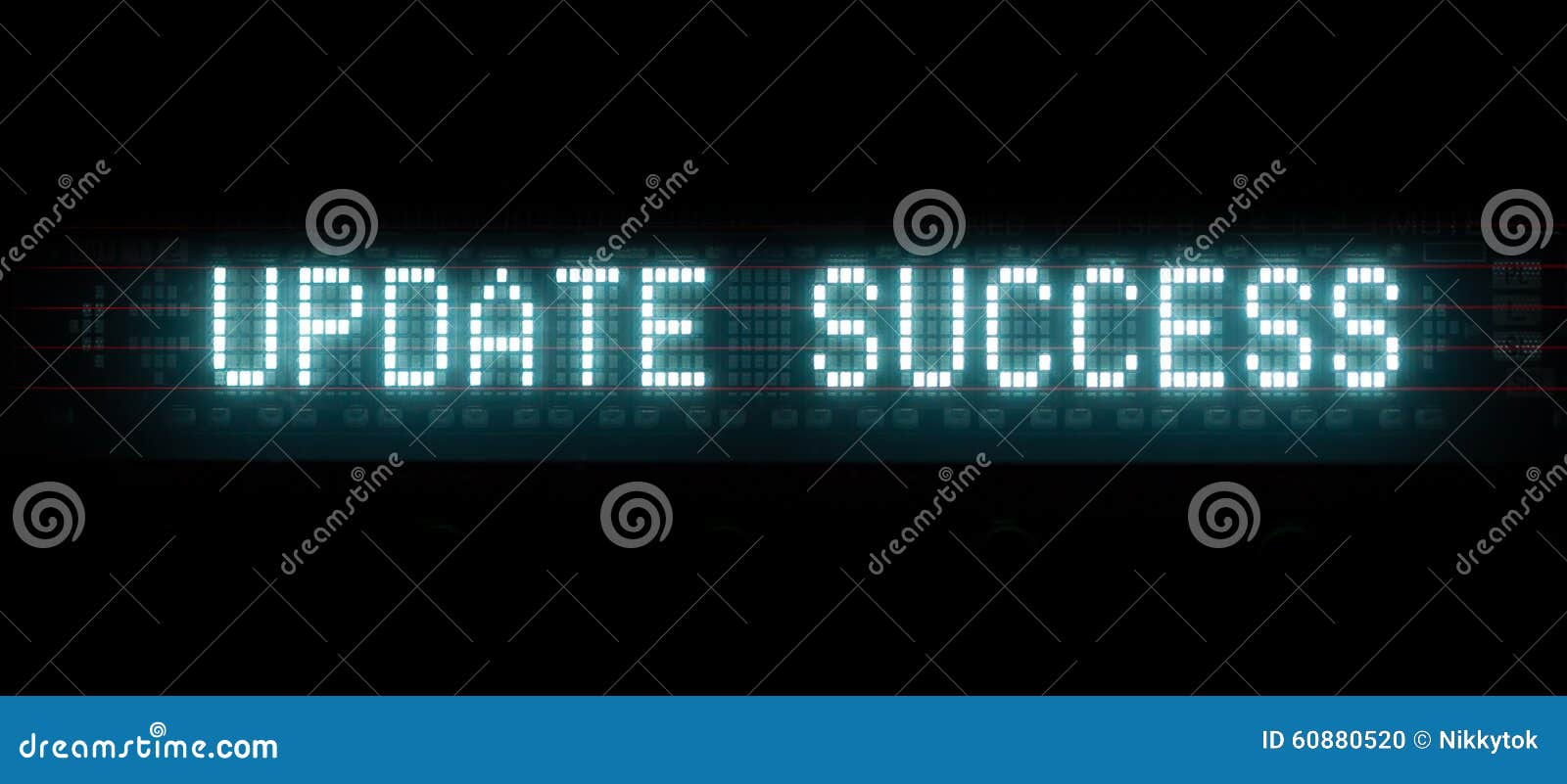 Update Success Digital Message Stock Photo - Image of internet, font ...