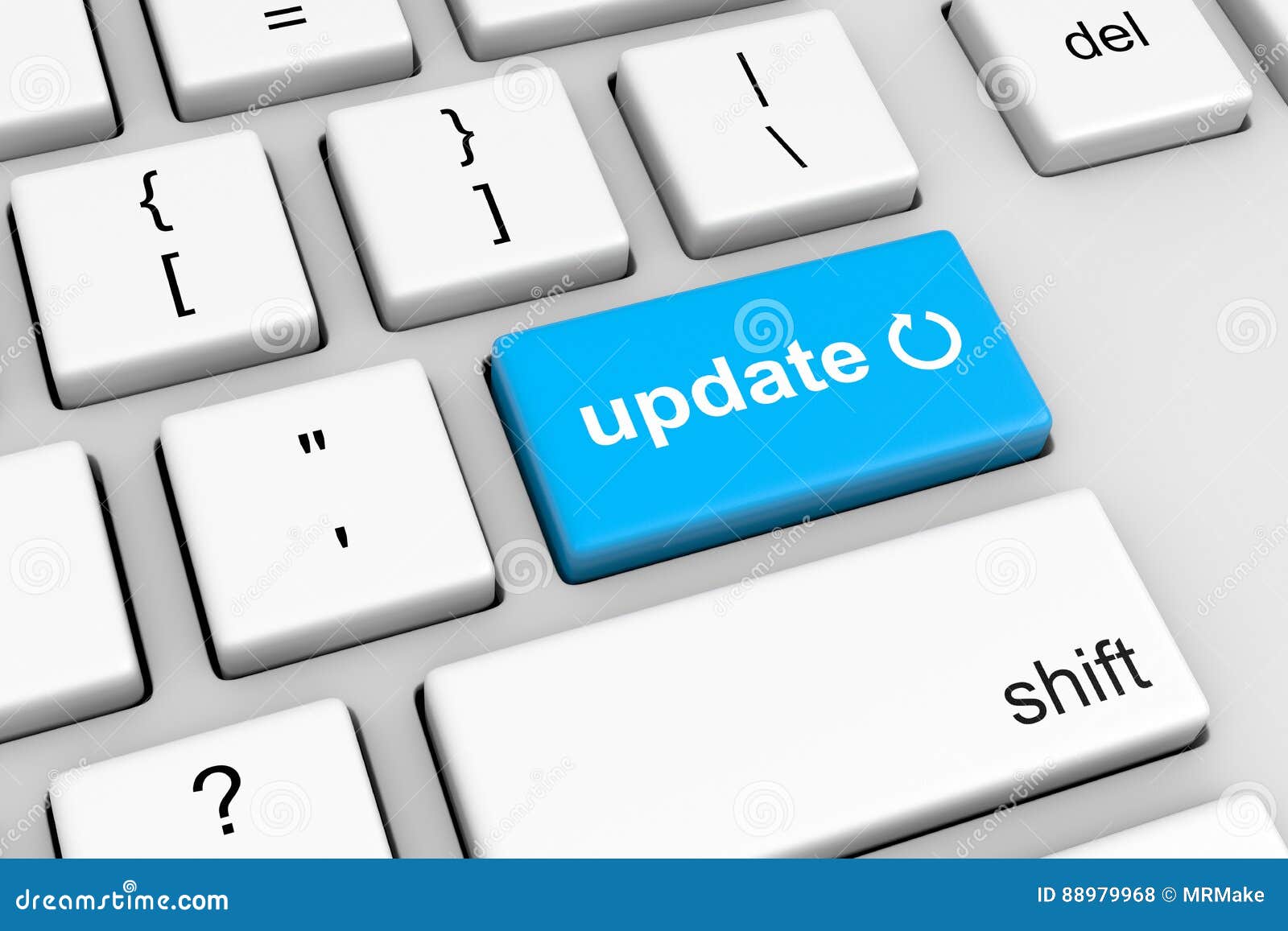 Update Symbol on Computer Keyboard Button Stock Illustration ...