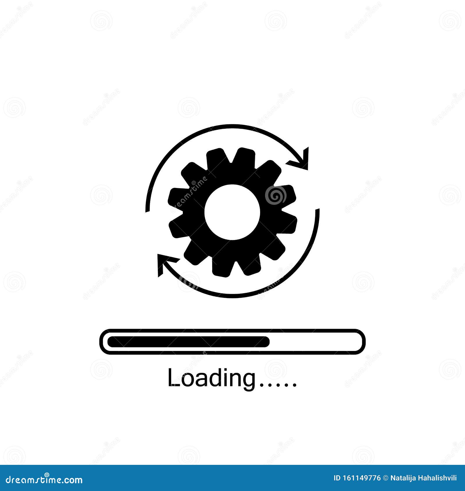 Update System Icon. Concept of Upgrade Application Progress Icon for ...