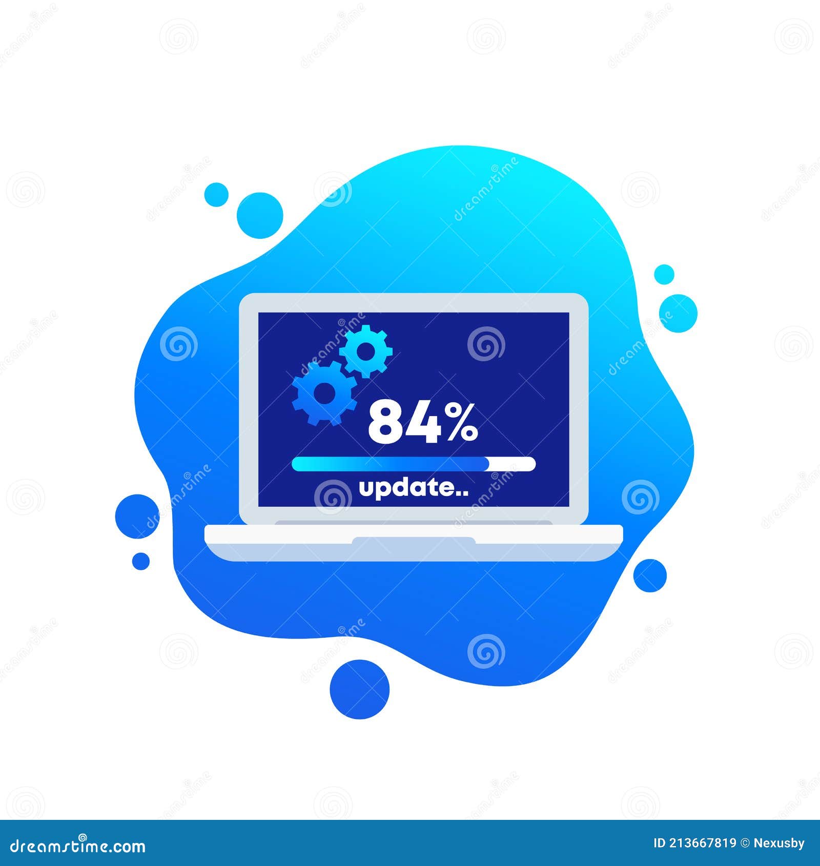 Update, System Upgrade Vector Icon Stock Vector - Illustration of ...