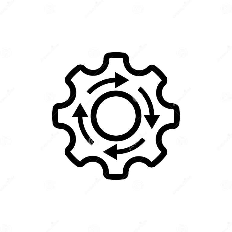 Update System Vector Icon. Update System Illustration Symbol. Install ...