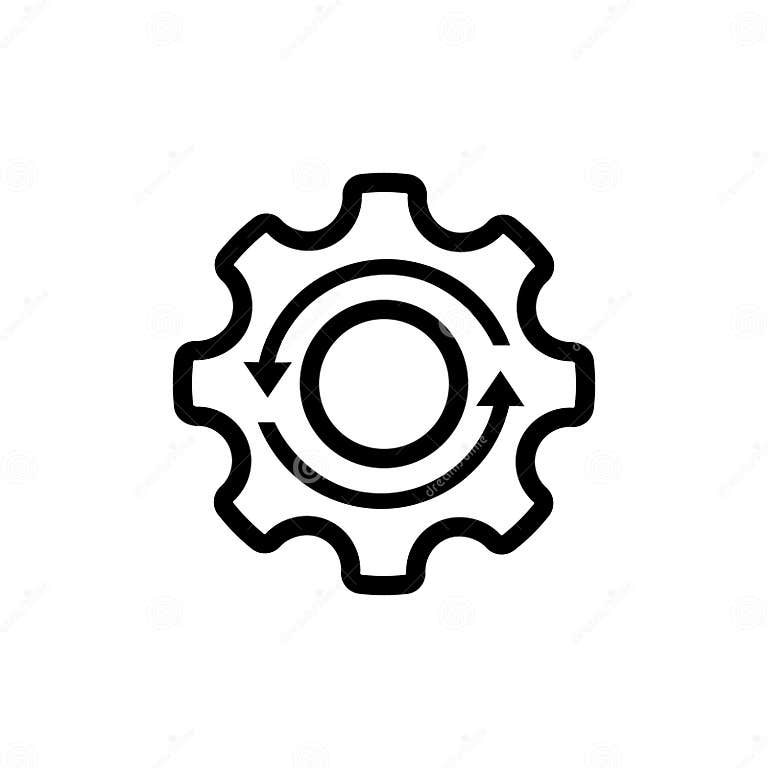 Update System Vector Icon. Update System Illustration Symbol. Install ...
