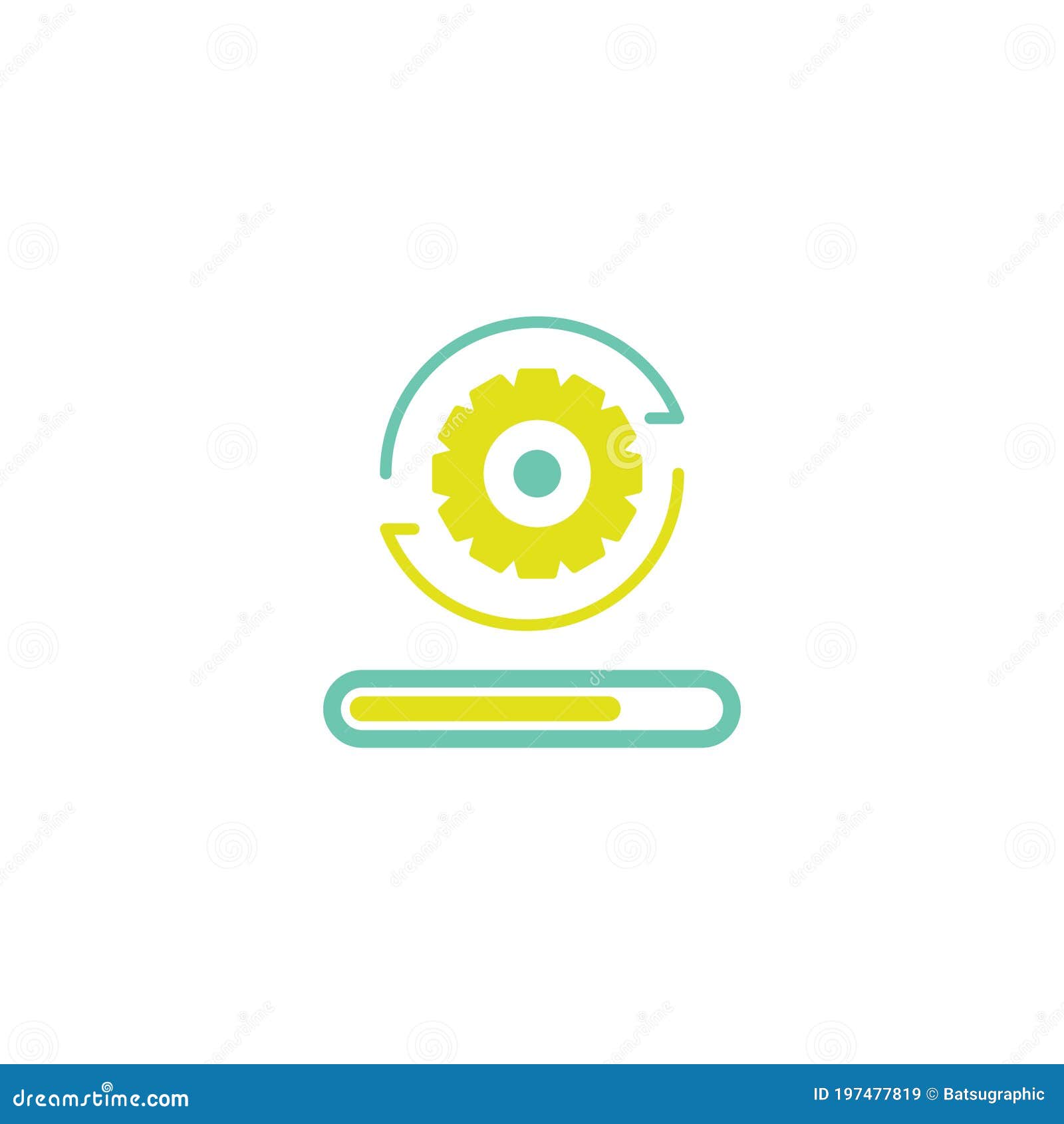 Update System Vector Logo Design Template Stock Vector - Illustration ...