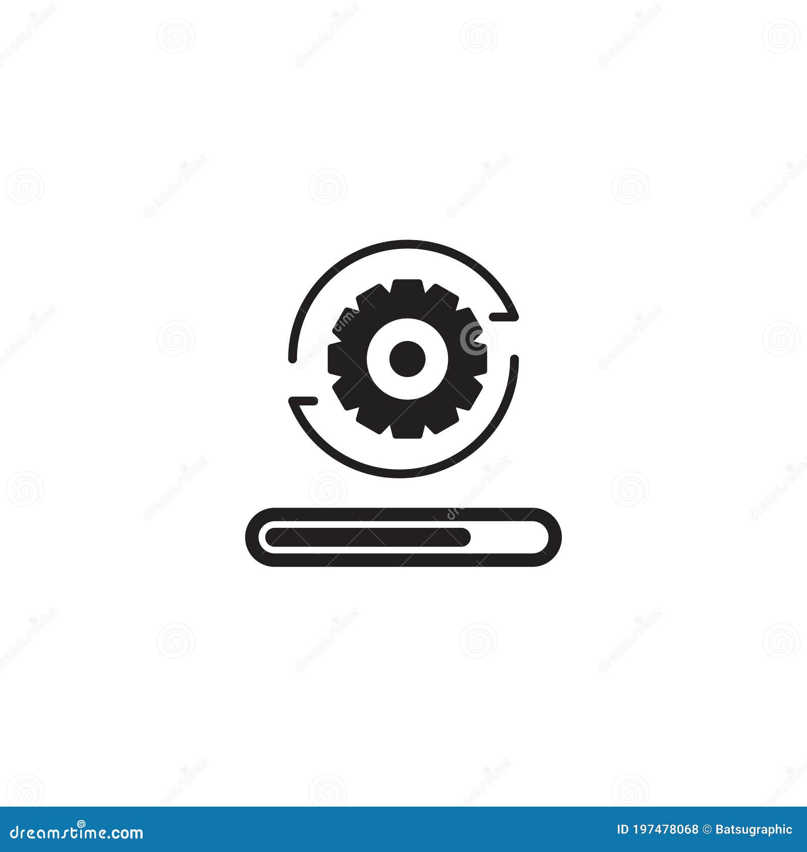 Update System Vector Logo Design Template Stock Vector - Illustration ...