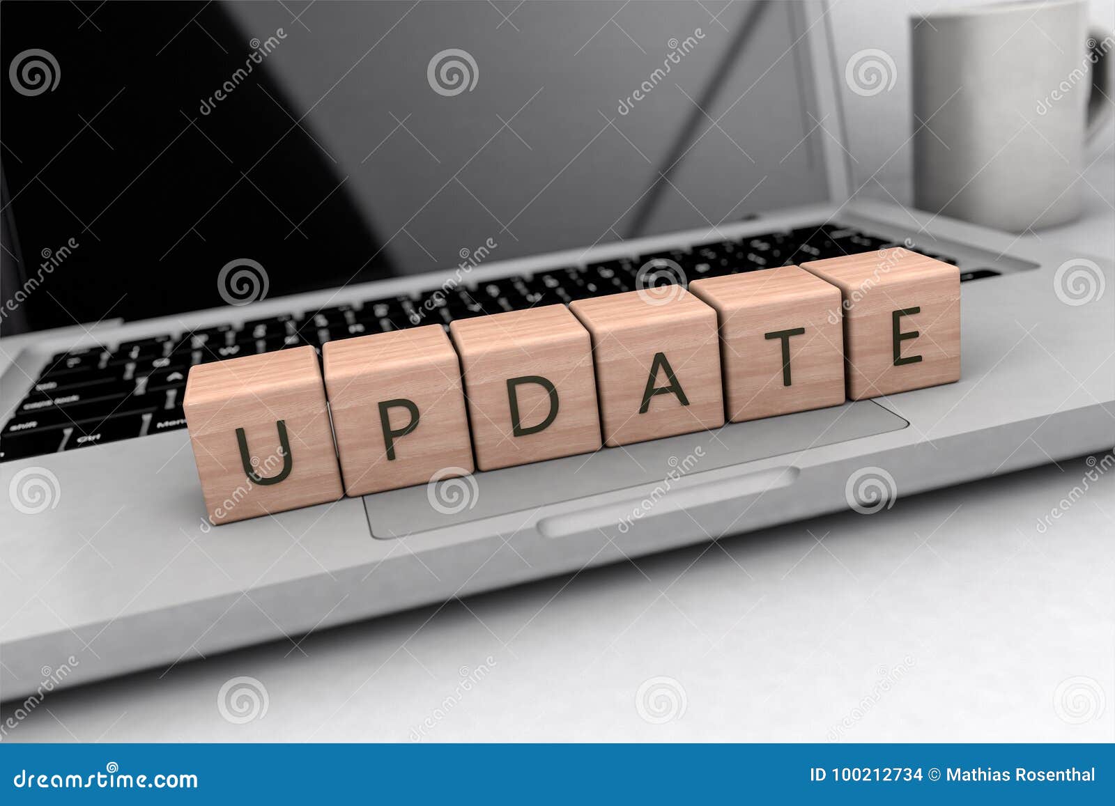 Update stock illustration. Illustration of business - 100212734