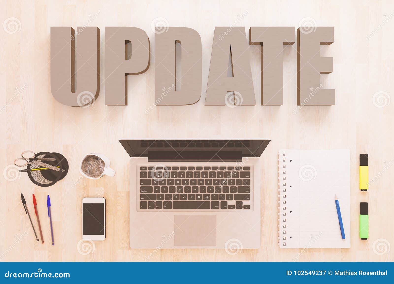 Update text concept stock illustration. Illustration of online - 102549237