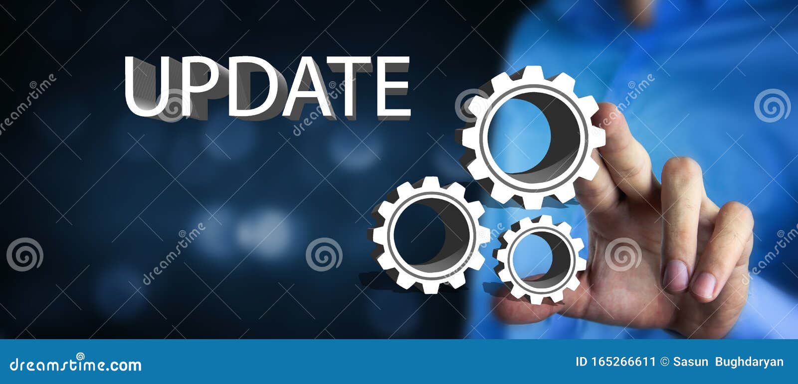 Update text and gear icons stock image. Image of simple - 165266611