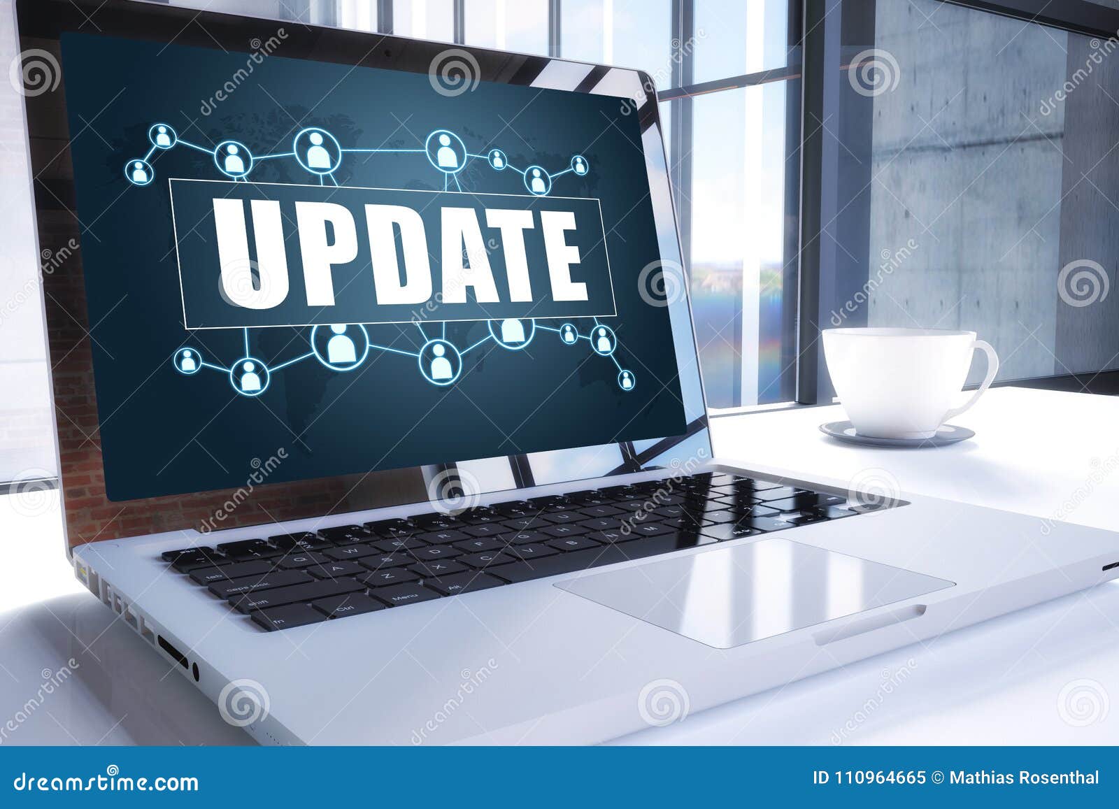 Update stock illustration. Illustration of refresh, word - 110964665