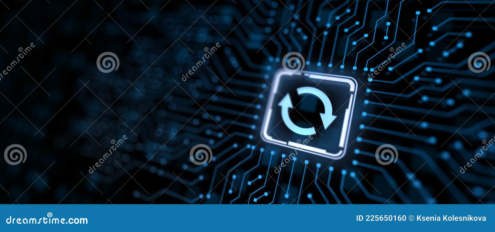 Update Upgrade System Application Version Sing on Virtual Screen Stock ...