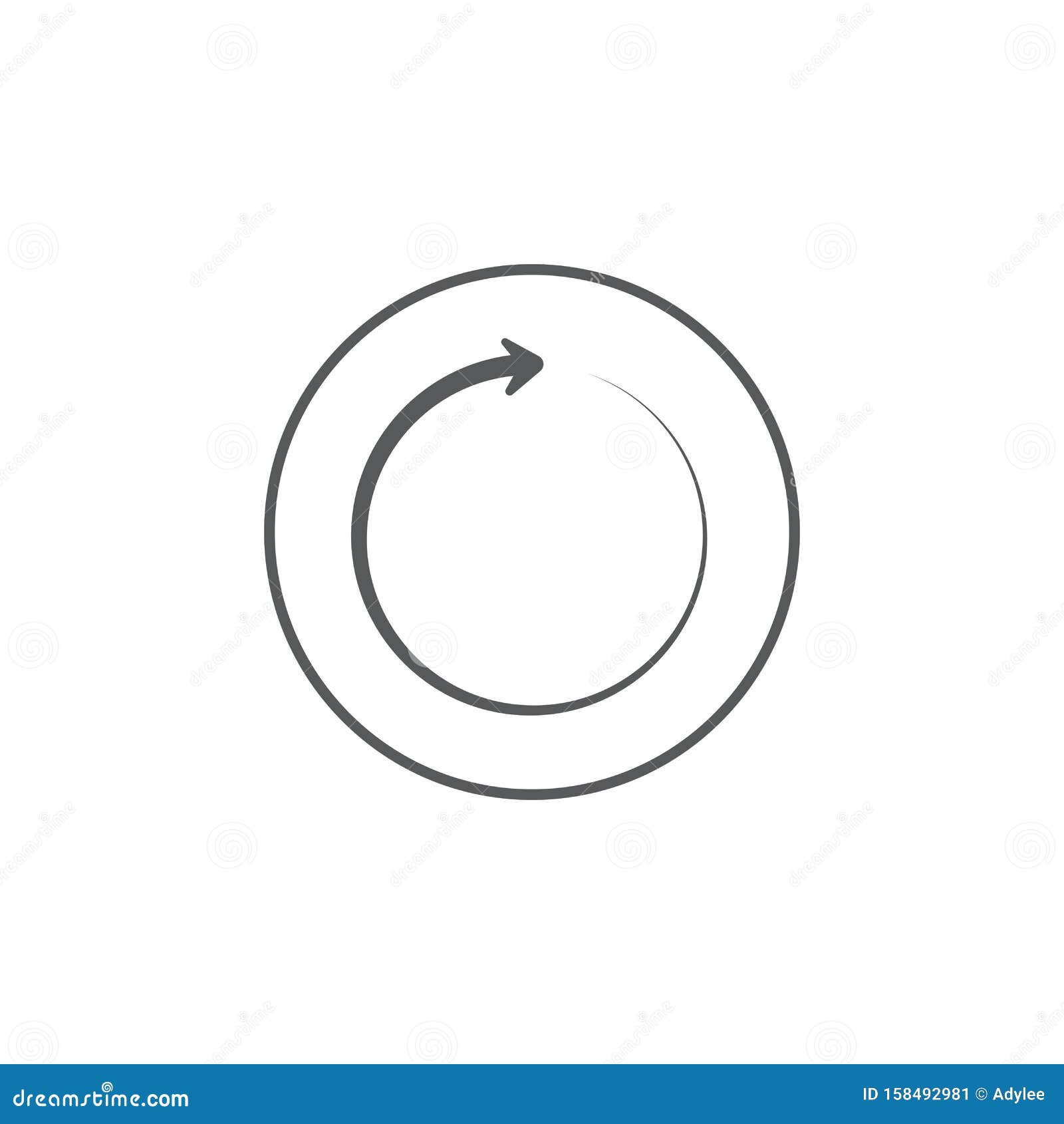 Update Vector Icon Symbol Isolated on White Background Stock Vector ...