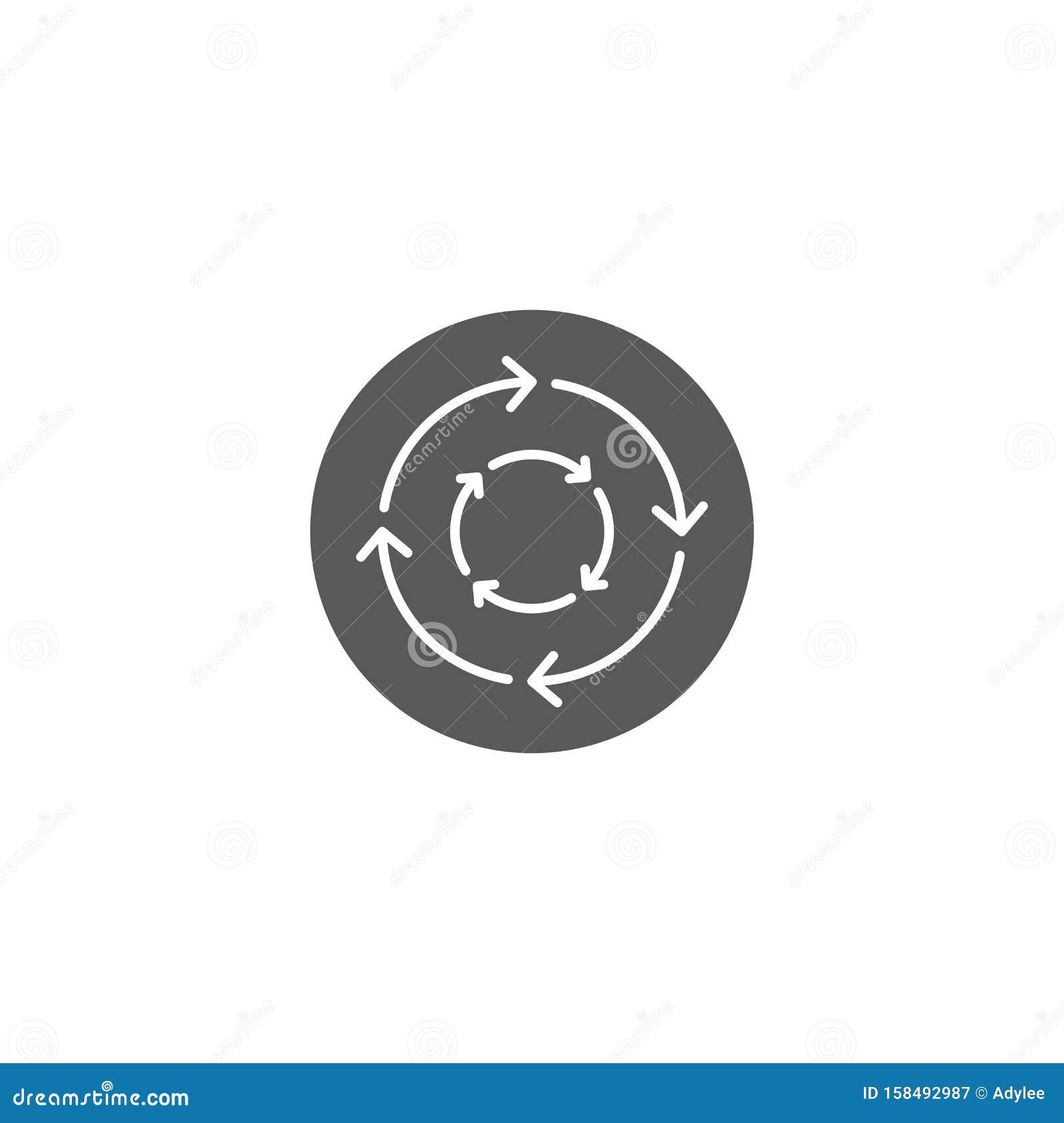 Update Vector Icon Symbol Isolated on White Background Stock Vector ...