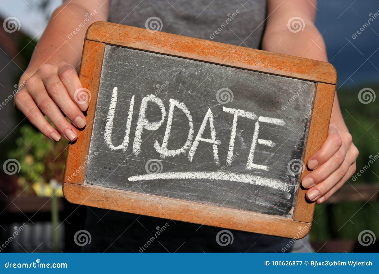 UPDATE stock image. Image of school, written, blackboard - 106626877