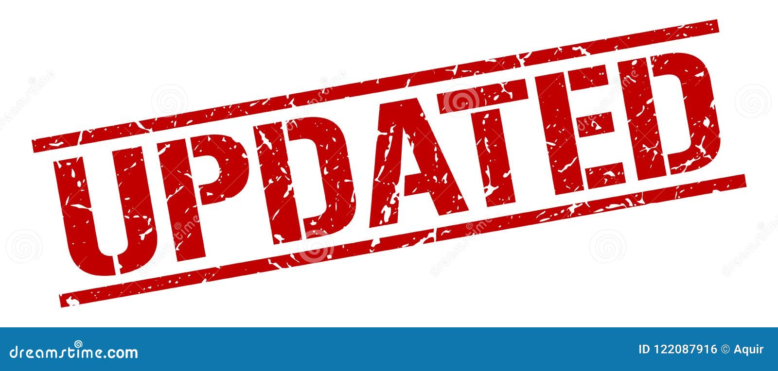 Updated stamp stock vector. Illustration of insignia - 122087916