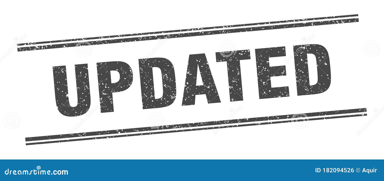 Updated Stamp. Updated Label On Transparent Background. Round Sign ...