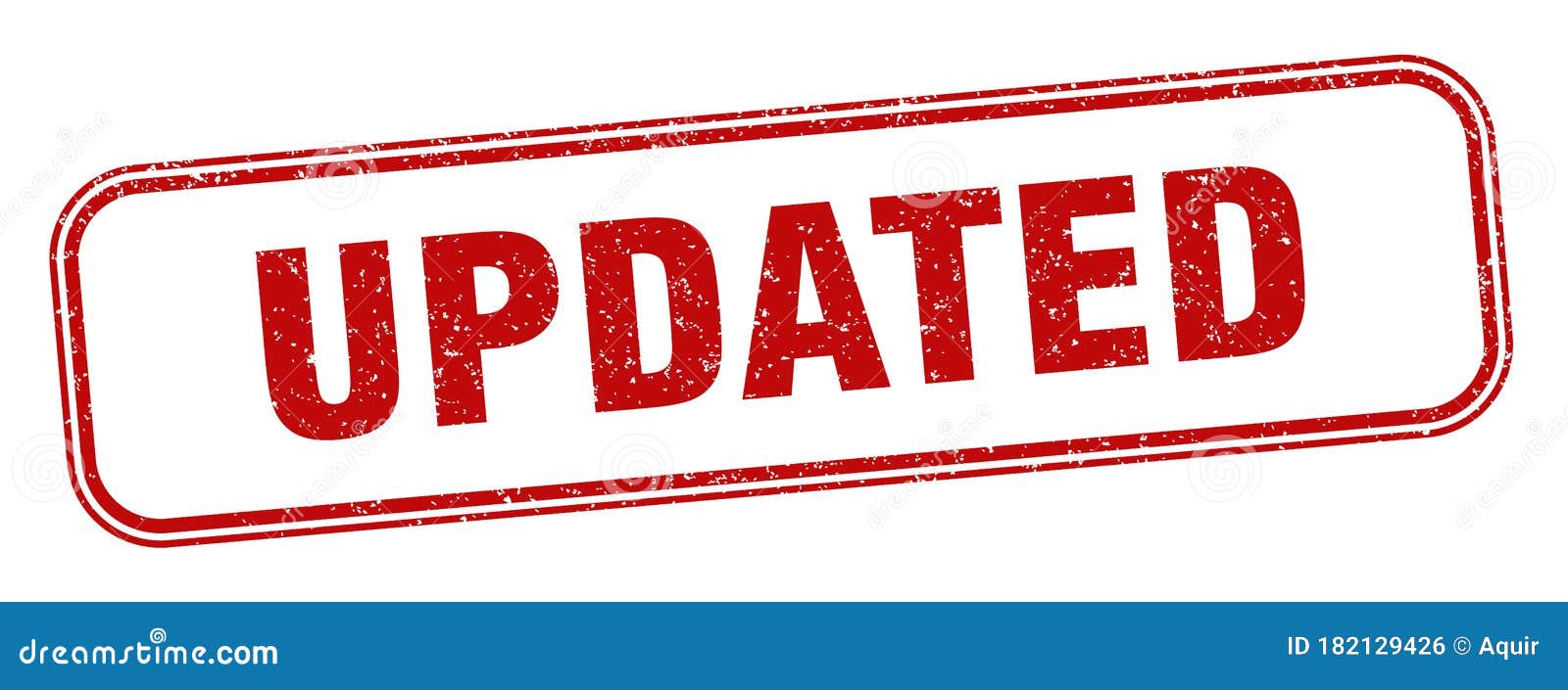 Updated Stamp. Updated Square Grunge Sign Stock Vector - Illustration ...