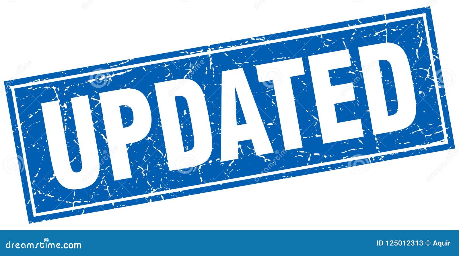 Updated stamp stock vector. Illustration of seal, background - 125012313