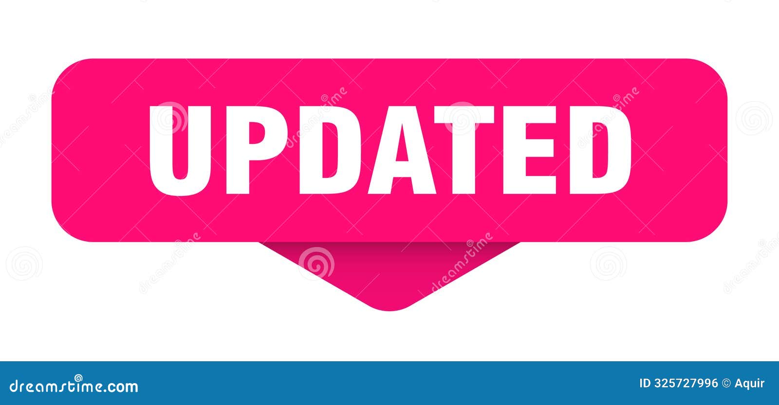 Updated Sticker. Updated Sign on Transparent Background Stock Vector ...