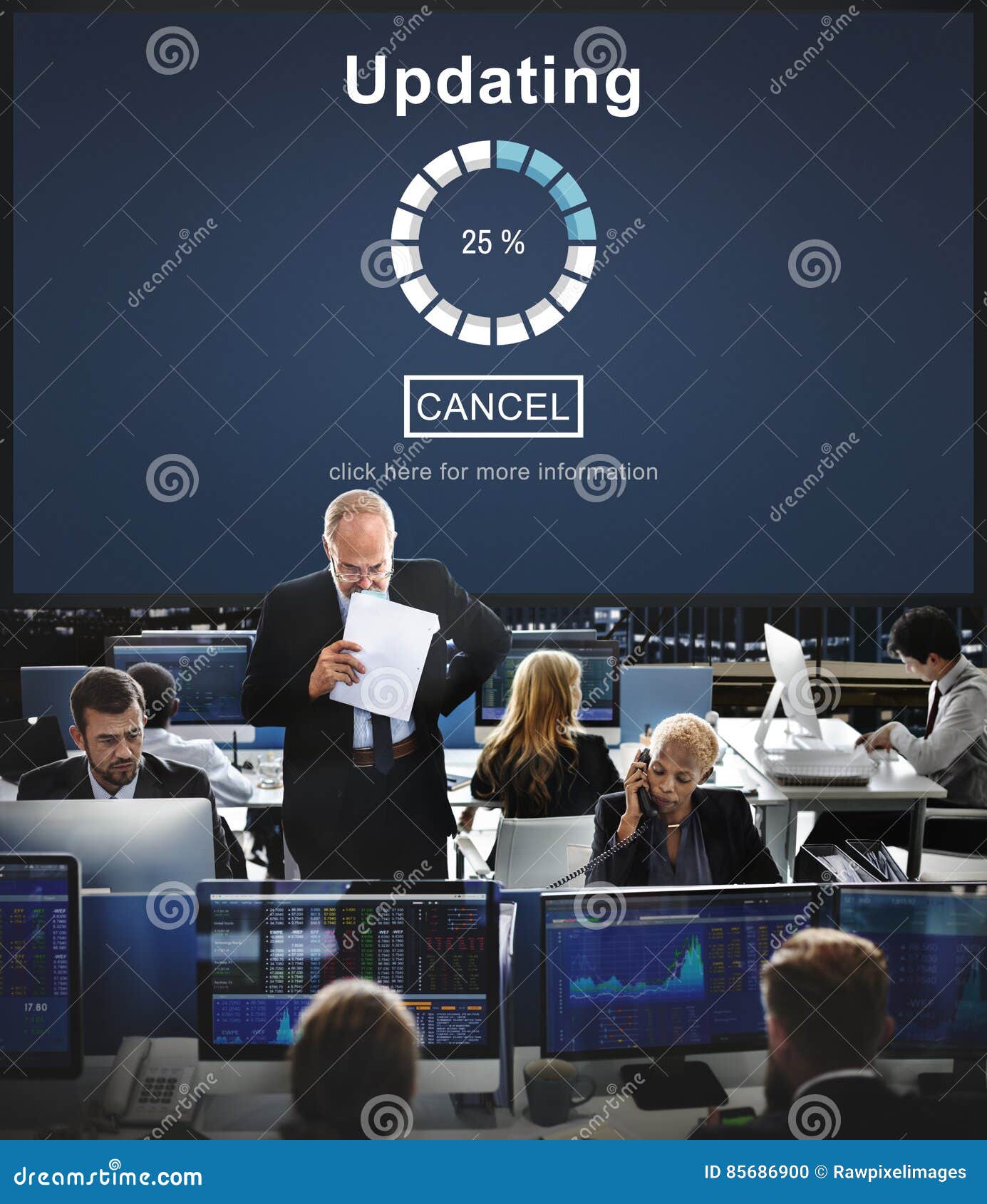 Updating Software Technology Upgrade Concept Stock Photo - Image of ...