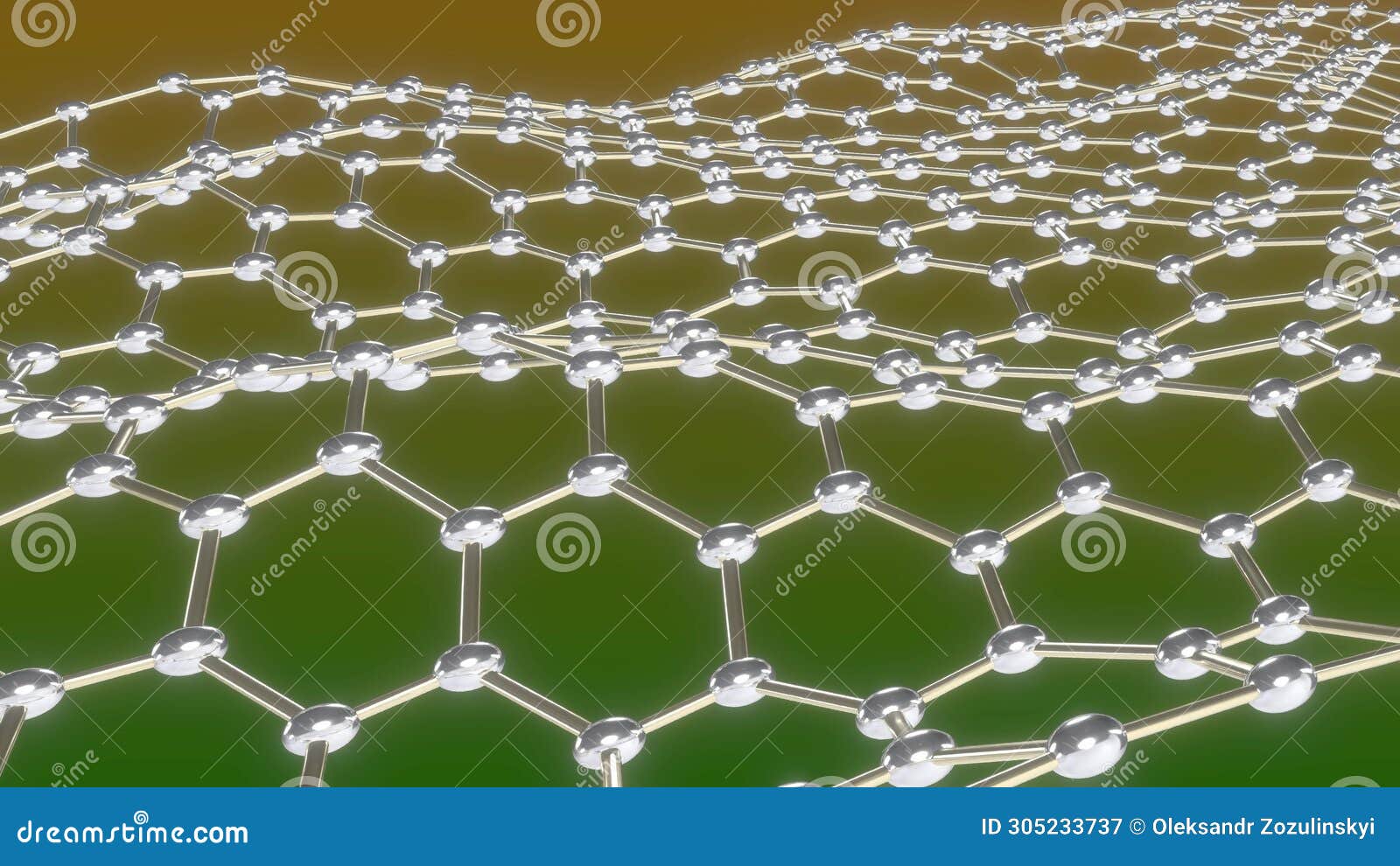 Updating the Structure of Molecules Metal Science Grid 3d Stock ...
