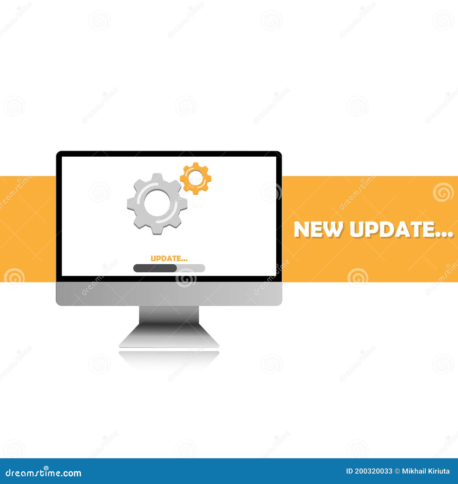 Updating System Illustration Concept. System Update Improvement Change ... Updating System Illustration Concept. System Update Improvement Change ...