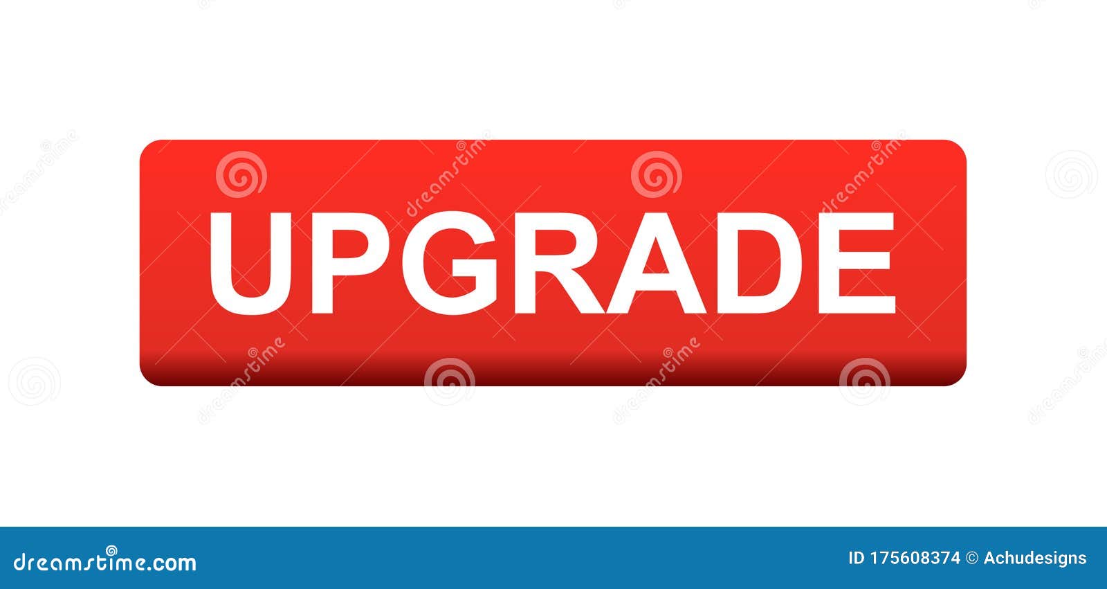 Upgrade button stock vector. Illustration of access - 175608374