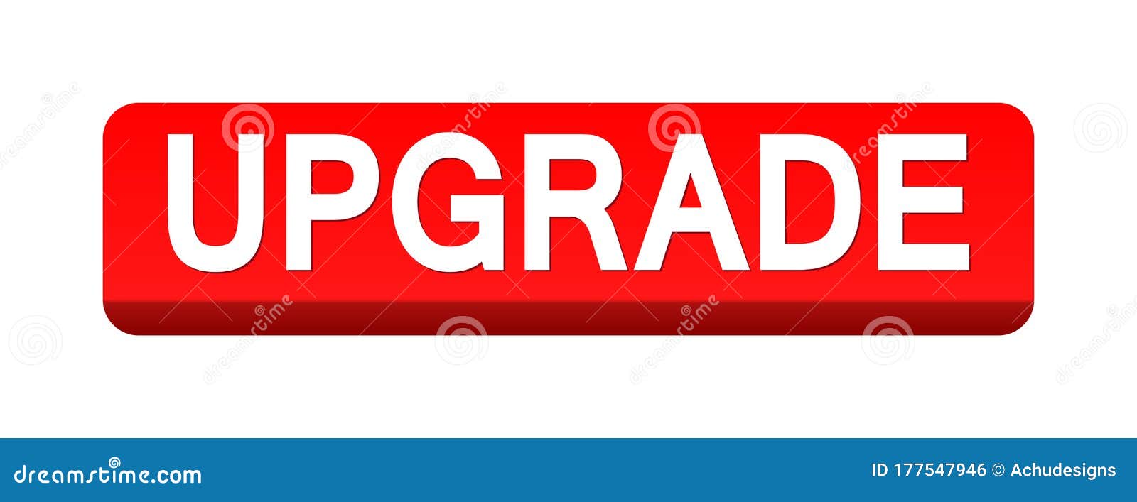 Upgrade button stock vector. Illustration of change - 177547946