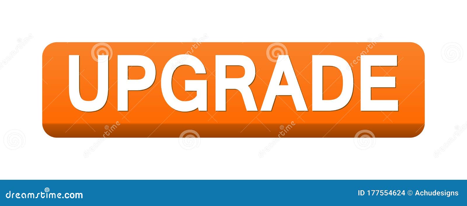 Upgrade button stock vector. Illustration of datum, change - 177554624