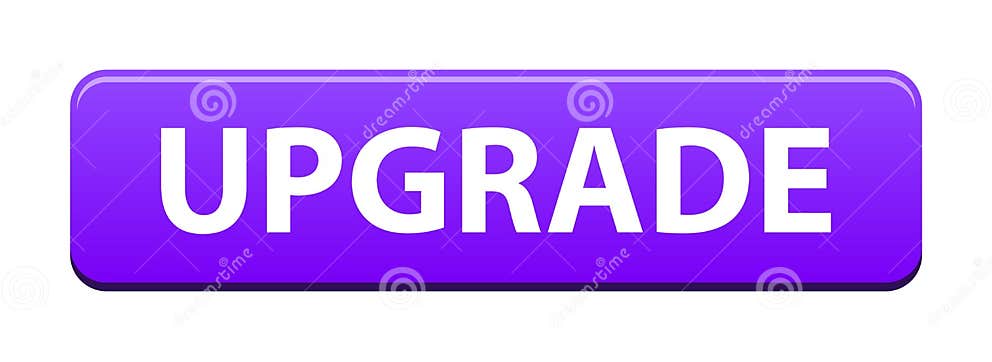 Upgrade button stock vector. Illustration of cursor - 187750494