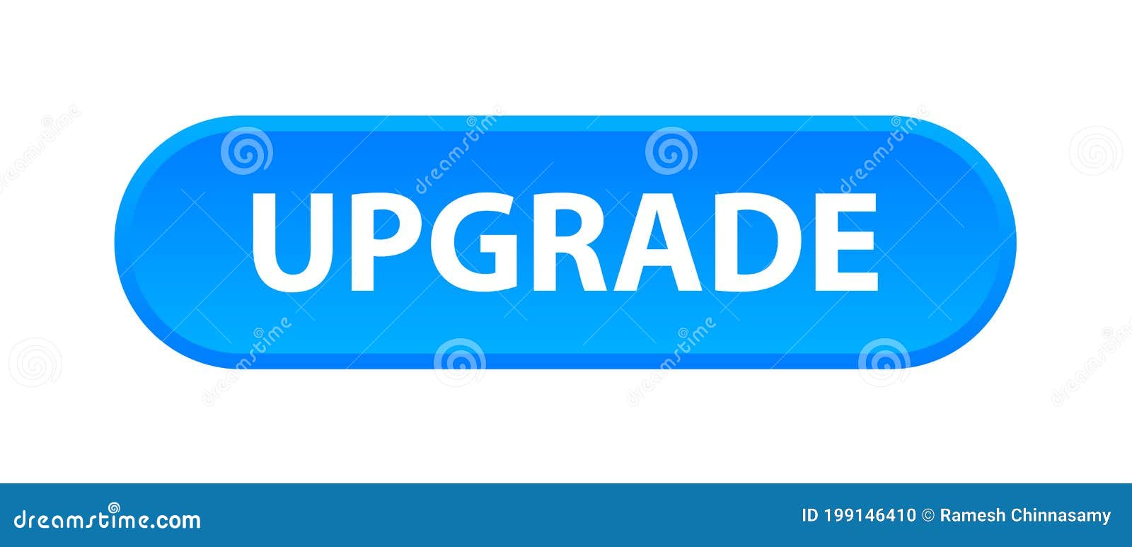Upgrade button stock vector. Illustration of beta, assistance - 199146410