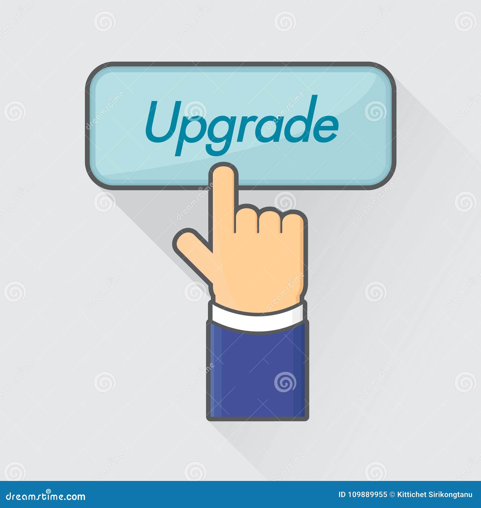 Upgrade stock vector. Illustration of upgrade, design - 109889955