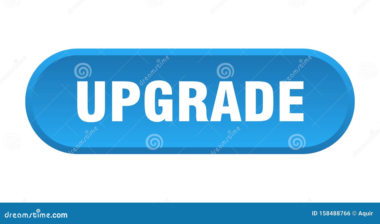 Upgrade button stock vector. Illustration of isolated - 158488766