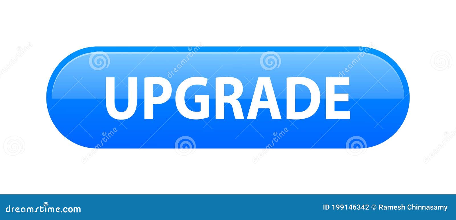 Upgrade button stock vector. Illustration of assistance - 199146342